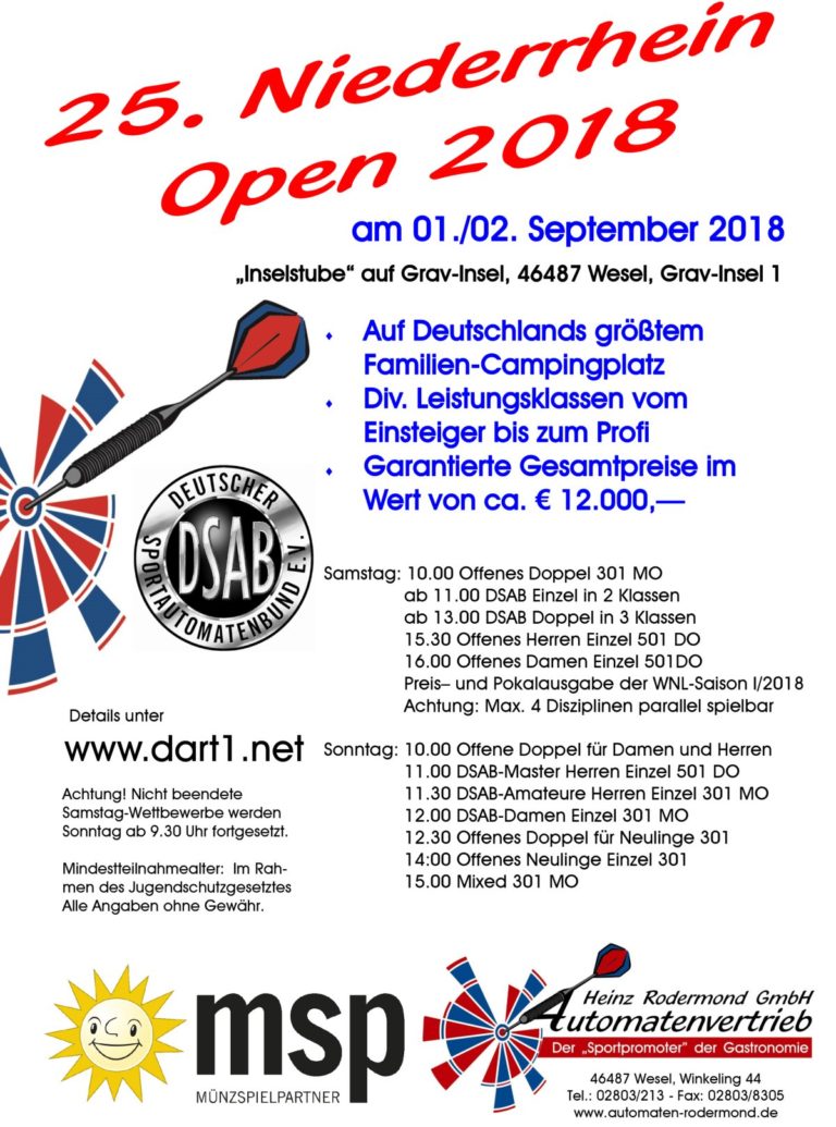 neue DSAB-Saison ist veröffentlicht – Darterrors